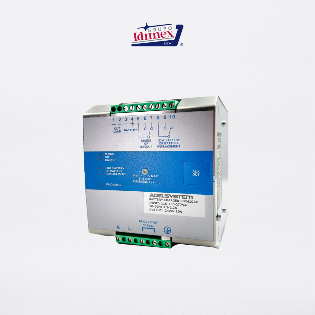 Cargador de batería CB2410AC Adelsystem | grupoidimex