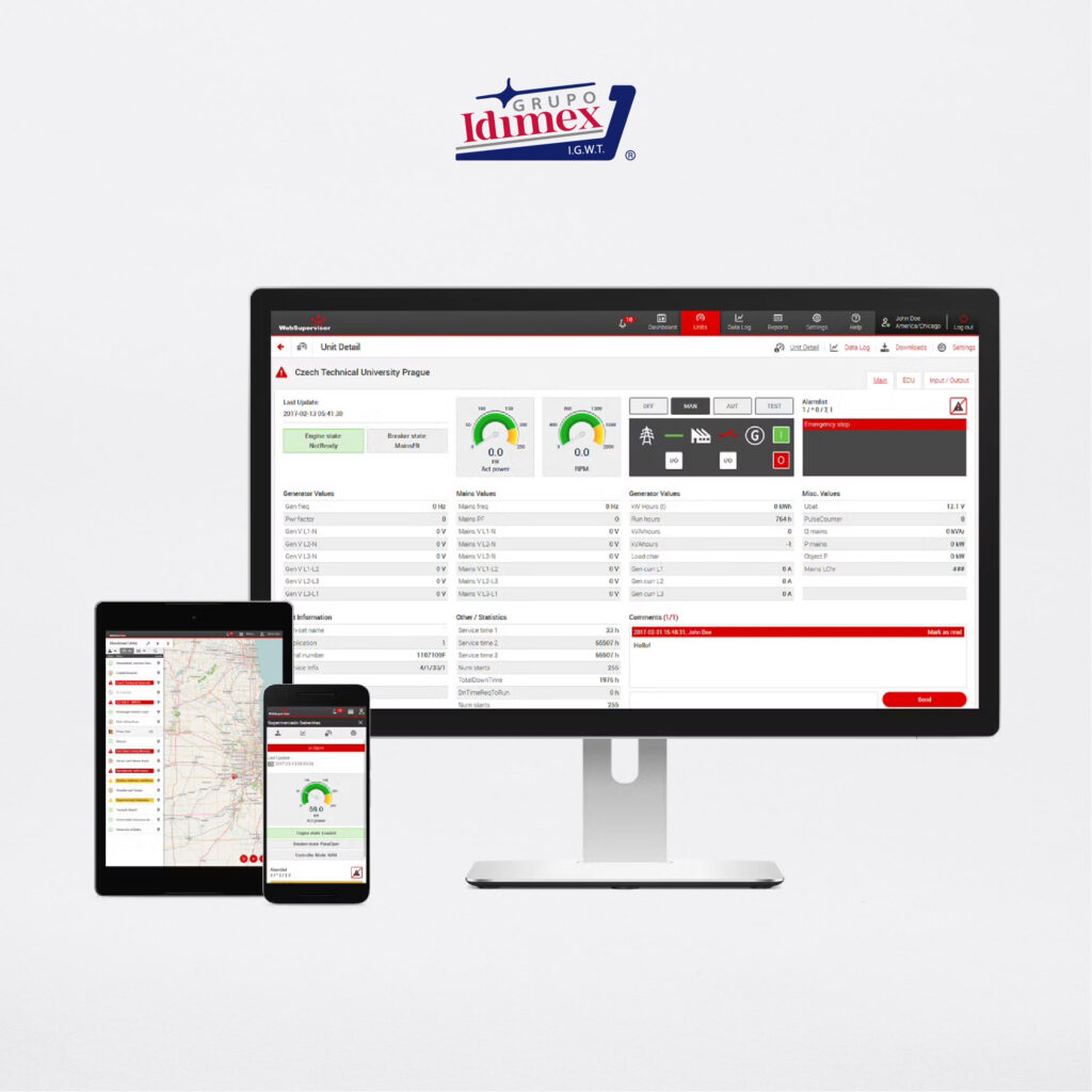 Plataforma WebSupervisor | grupoidimex